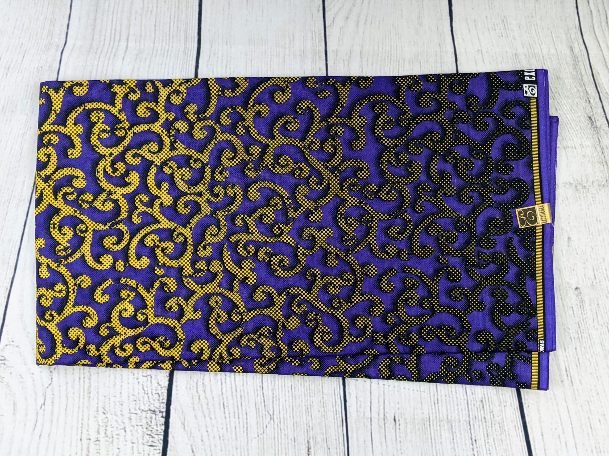 Black & Yellow Modern Shaded Centipede Scroll / Indomine Noodle Pattern ...